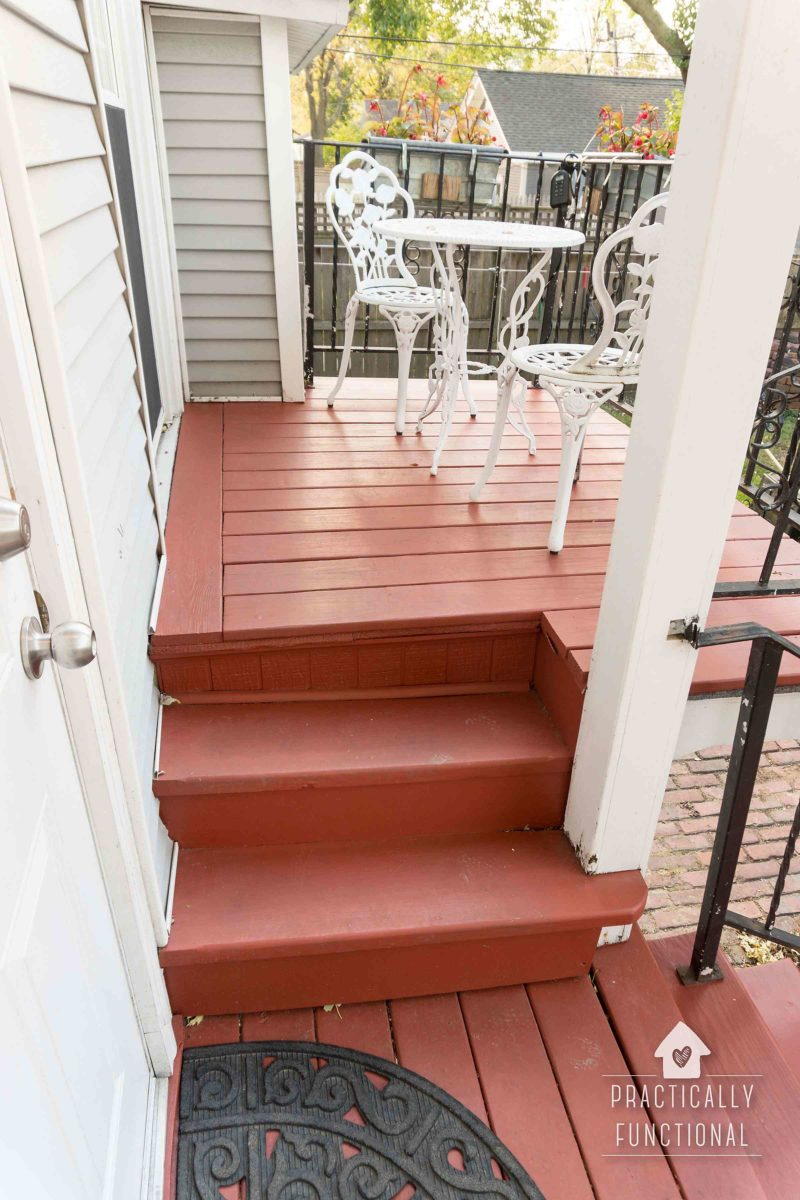 Splash of Color Back Steps Transformation | CheapThriftyLiving.com