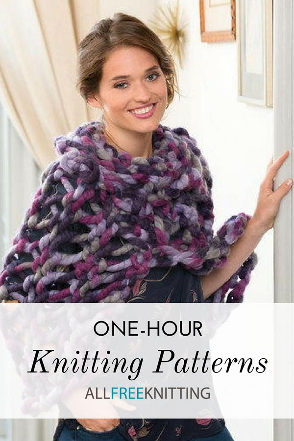 One Hour Knits: 17 Quick Knitting Patterns | AllFreeKnitting.com