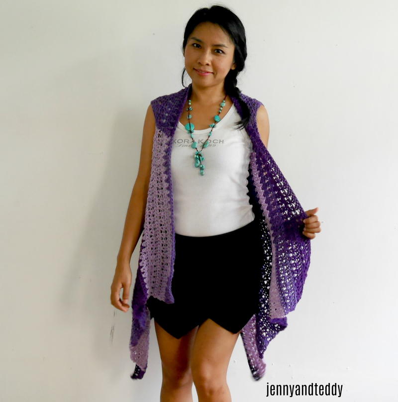 Light Weight Spring Vest | AllFreeCrochet.com