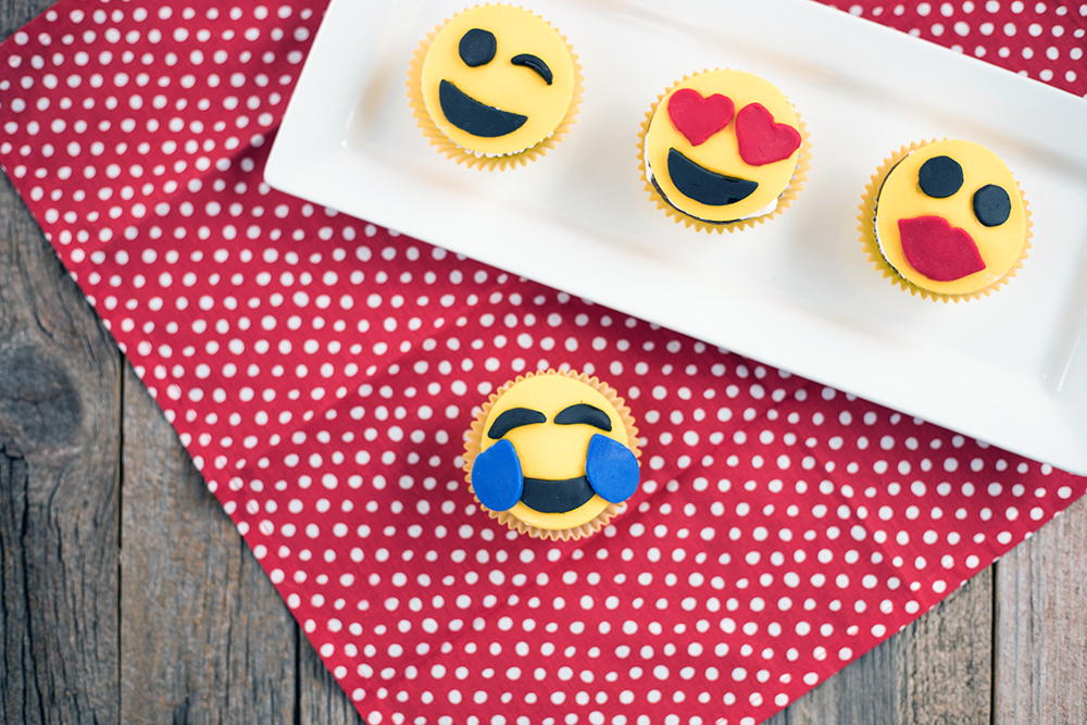 Adorable Emoji Cupcakes Recipe | TheBestDessertRecipes.com