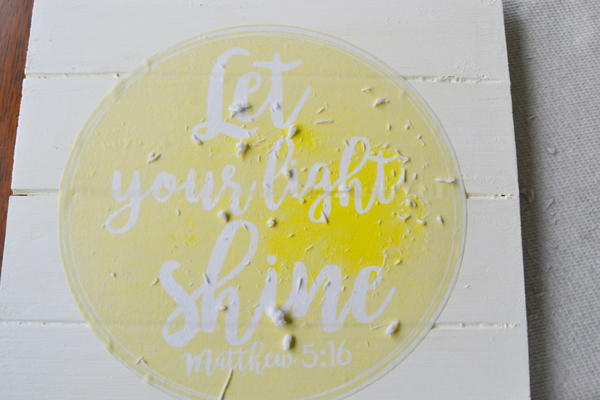 Let Your Light Shine (Matthew 5:16) DIY Wall Art | FaveCrafts.com