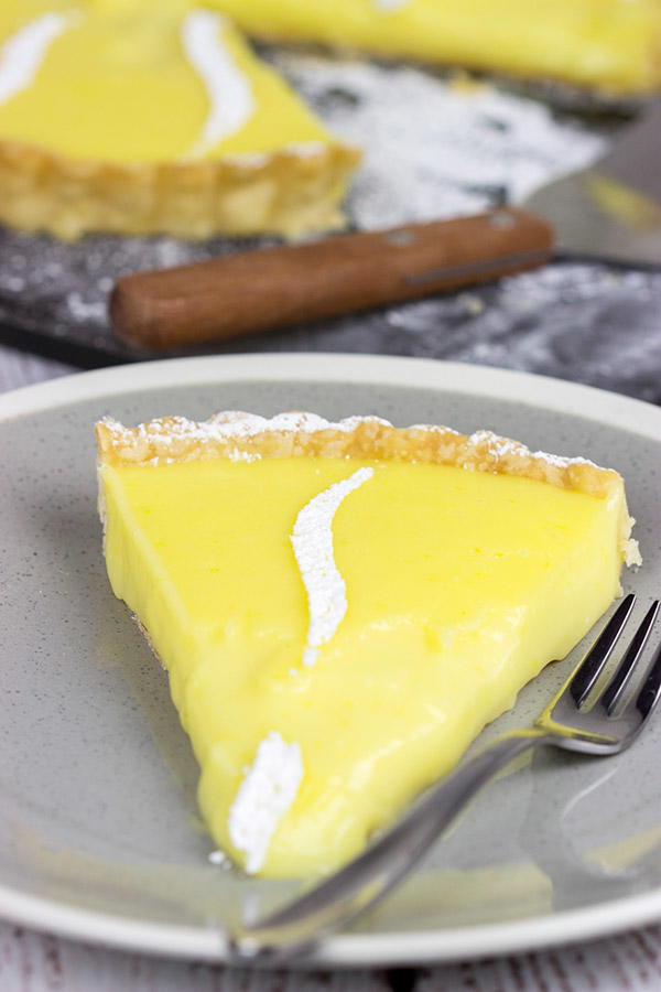 Lemon Cream Tart | TheBestDessertRecipes.com