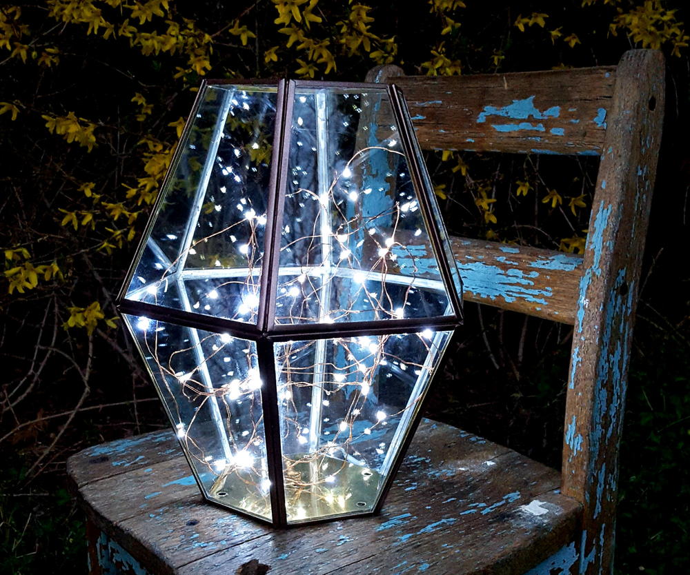 DIY Anthropologie Metalwork Hurricane | DIYIdeaCenter.com