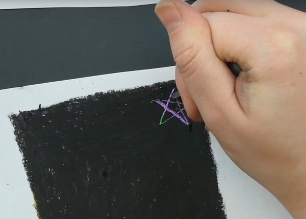 Magical Unicorn Crayon Scratch Art | FaveCrafts.com