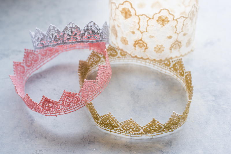DIY Princess Crown of the Daintiest and Most Elegant Lace | FaveCrafts.com