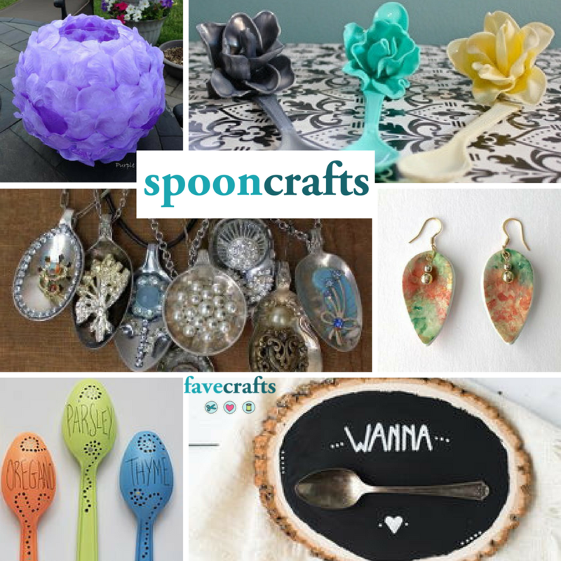 27 Spoon Crafts: Wooden, Plastic, Metal, and More | FaveCrafts.com
