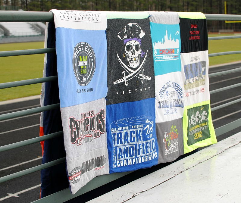 Easy T-Shirt Quilt Tutorial | AllFreeSewing.com