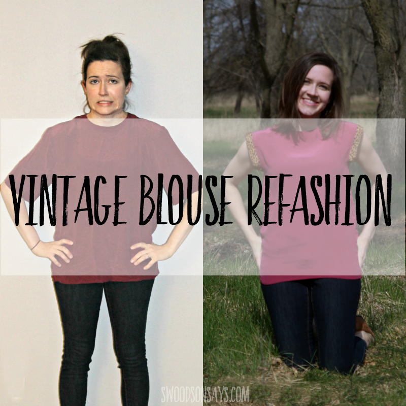 Vintage Blouse Refashion | AllFreeSewing.com