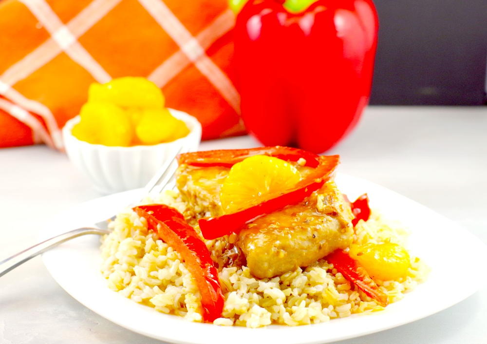 Mandarin Orange and Red Pepper Pork | RecipeLion.com
