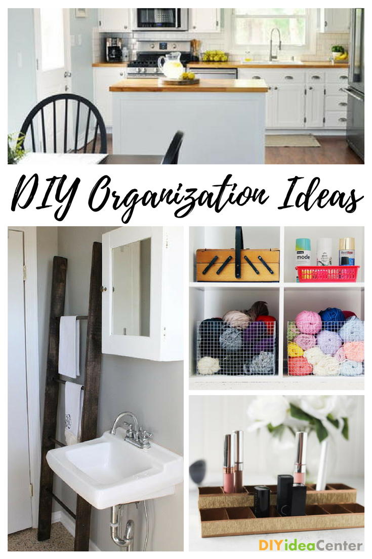 32 DIY Organization Ideas | DIYIdeaCenter.com