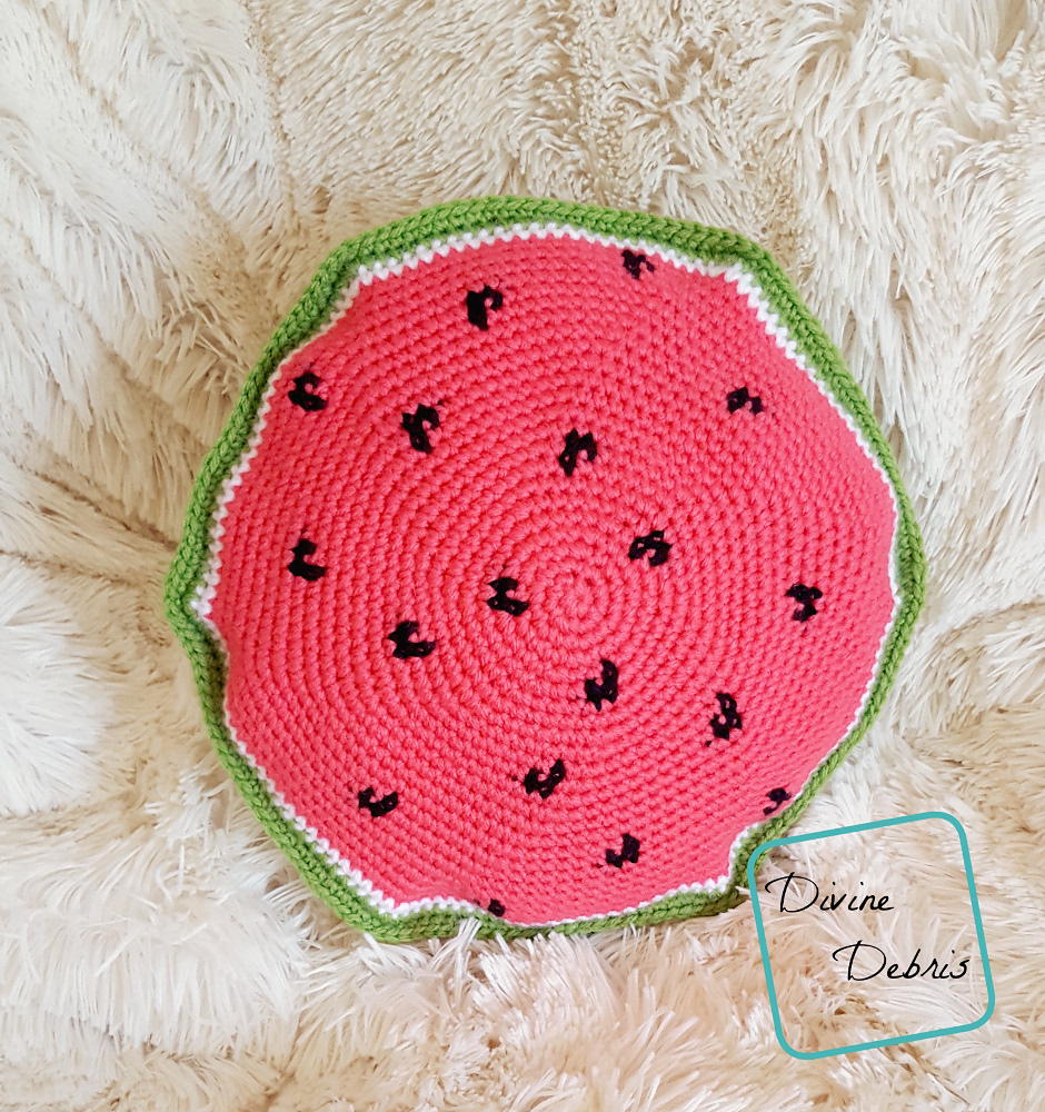 Wonderful Watermelon Crochet Pattern | AllFreeCrochet.com