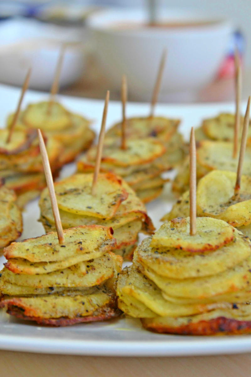 Parmesan Potato Stacks | RecipeLion.com