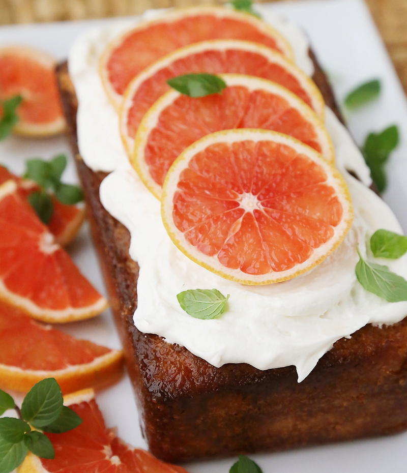 Teatime Mint Grapefruit Cake | RecipeLion.com
