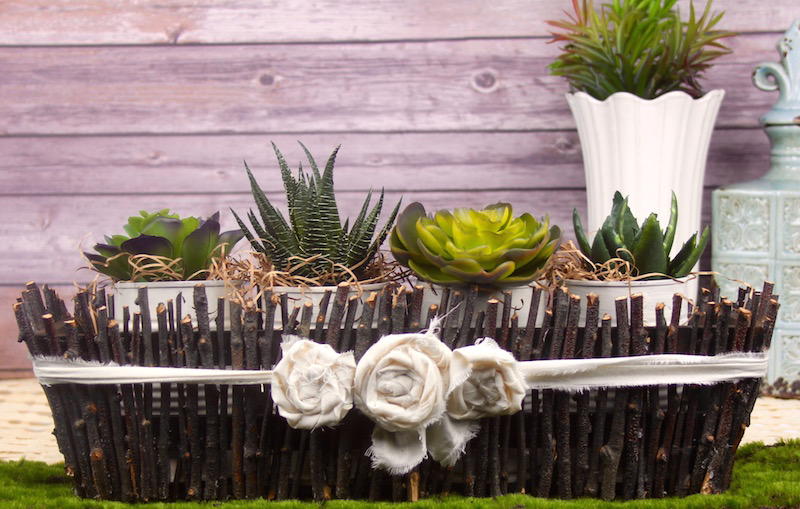 Farmhouse Chic Twig Centerpiece | FaveCrafts.com