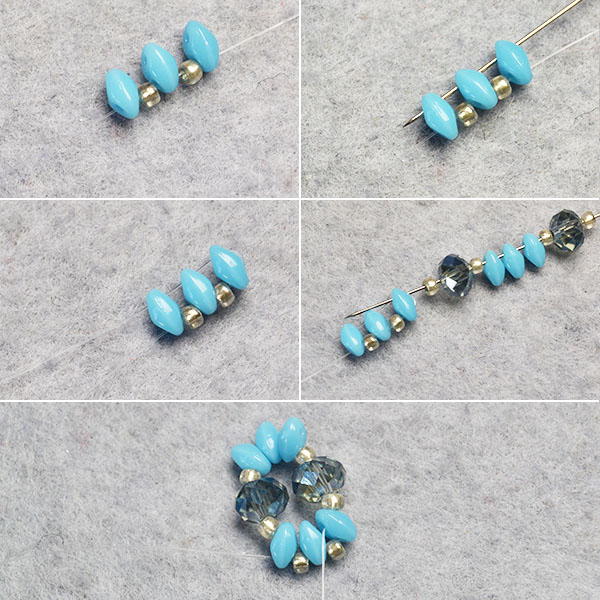 Two-Hole Bead Stitched Bracelet | AllFreeJewelryMaking.com