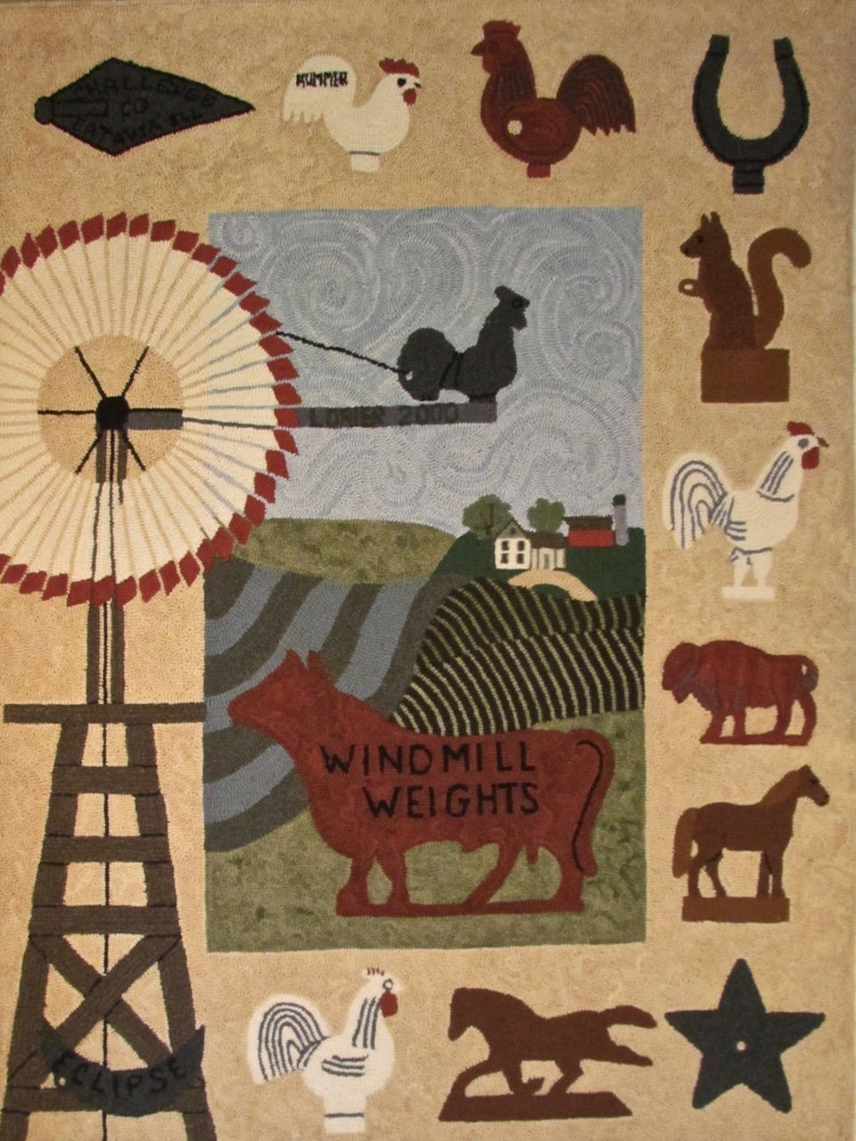 Windmill Weights | rughookingmagazine.com