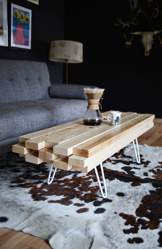 Layered Coffee Table DIY | DIYIdeaCenter.com