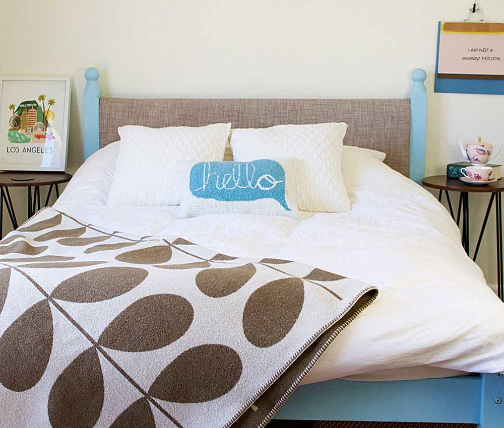 Upcycled Headboard Idea | CheapThriftyLiving.com