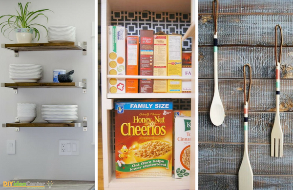 15 Clever Storage Ideas For Small Kitchens | DIYIdeaCenter.com
