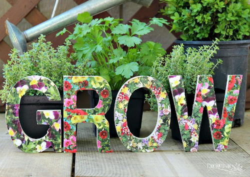 Grow Garden Sign DIY | FaveCrafts.com