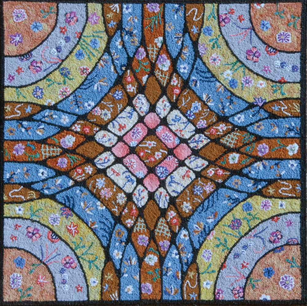 Japanese Mosaic | rughookingmagazine.com