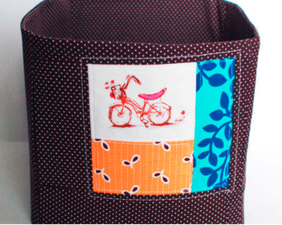 DIY Fabric Storage Bins | DIYIdeaCenter.com