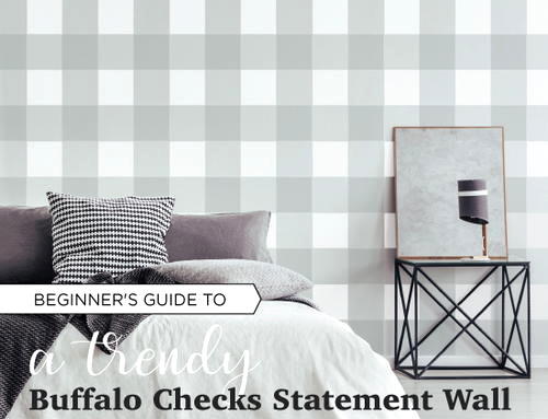 Beginner's Guide to a Trendy Buffalo Checks Statement Wall ...