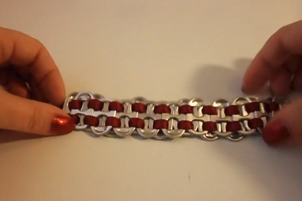 DIY Pop Tab Bracelet | AllFreeJewelryMaking.com