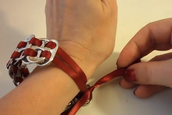 DIY Pop Tab Bracelet | AllFreeJewelryMaking.com