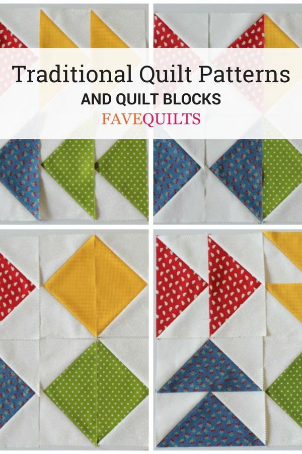 24 Traditional Quilt Patterns and Quilt Blocks | FaveQuilts.com