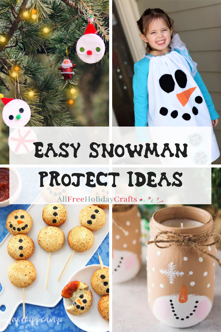 30+ Easy Snowman Project Ideas | AllFreeHolidayCrafts.com