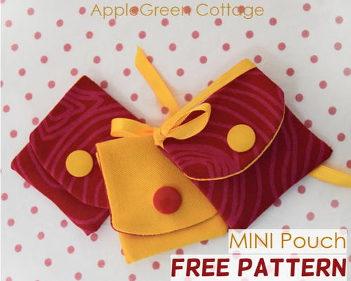 FREE PATTERN - Mini Pouch With Snaps | FaveCrafts.com