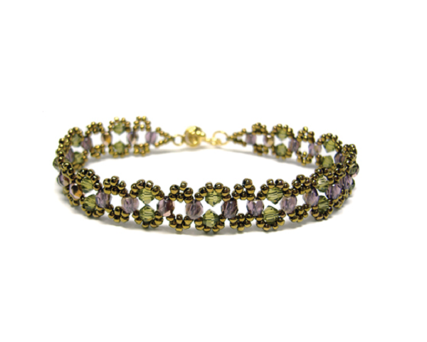 Crazy Sparkle Crystal Net Necklace | AllFreeJewelryMaking.com