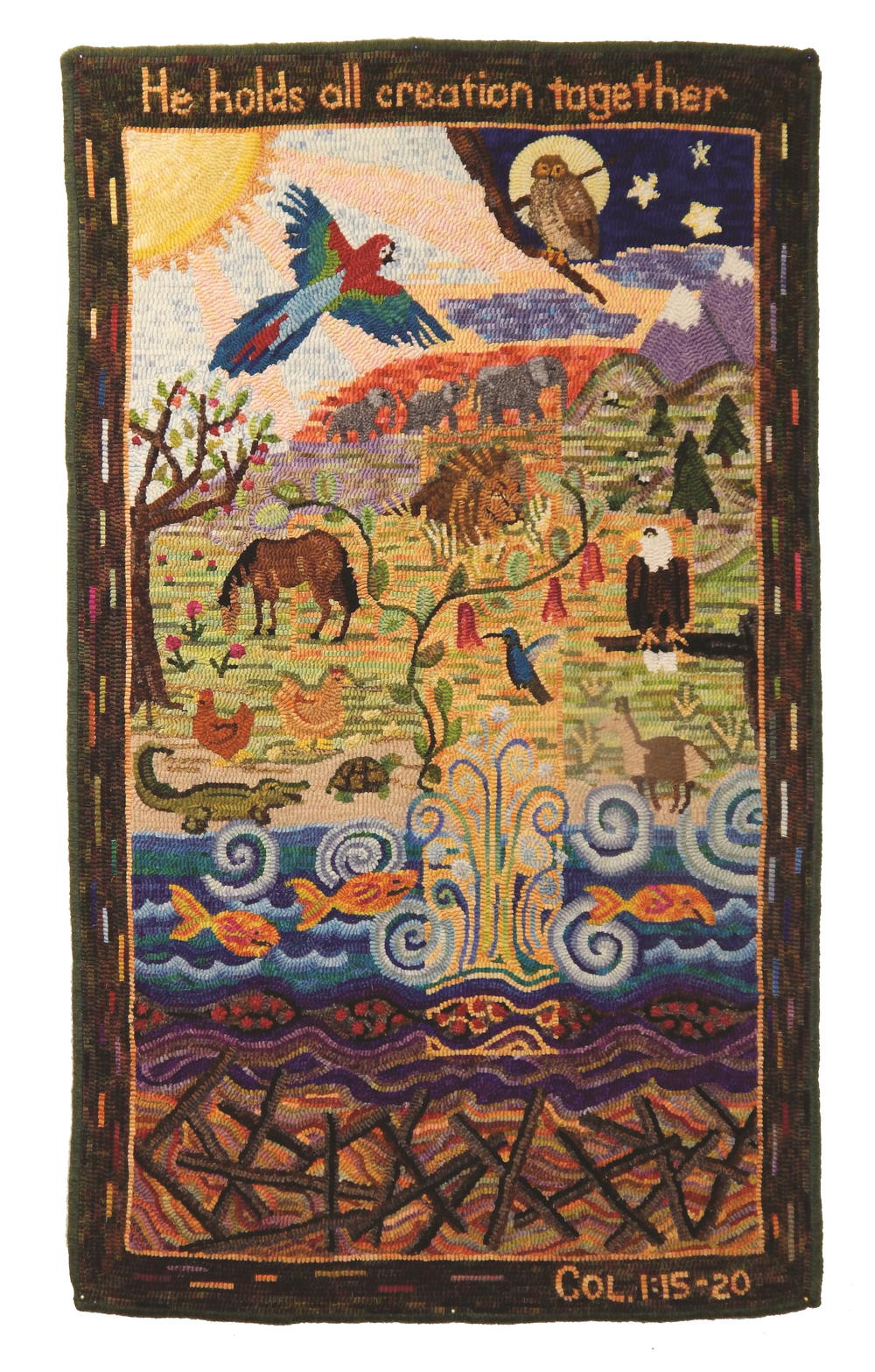 He Holds All Creation Together | rughookingmagazine.com