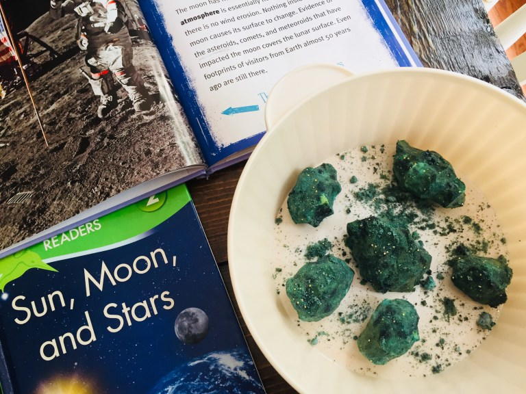 Moon Rock Science Experiment | AllFreeKidsCrafts.com