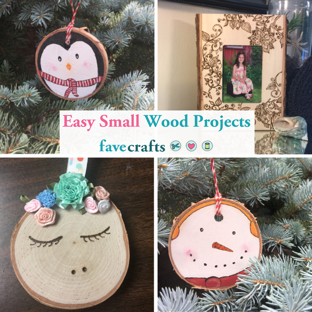 4 Easy Small Wood Projects You Didn't Know You Could Make | FaveCrafts.com