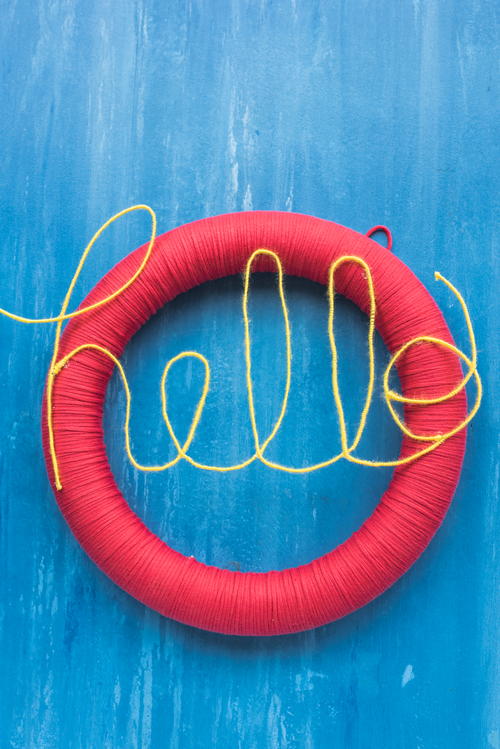 Sock Wreath | FaveCrafts.com