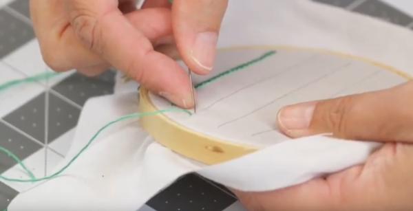 Embroidery Stem Stitch Tutorial | AllFreeSewing.com