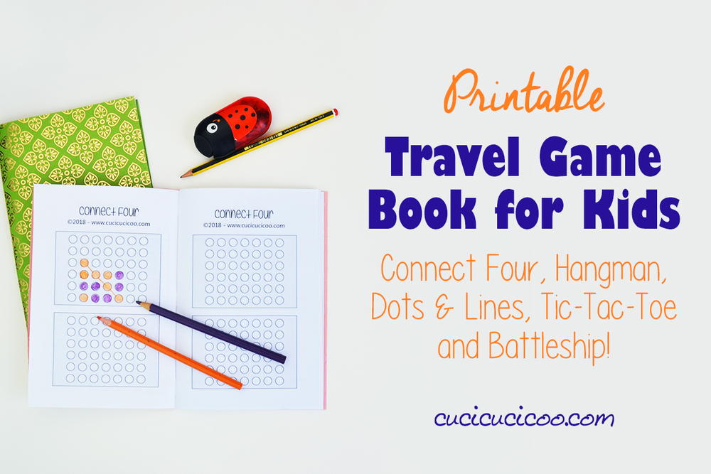 DIY Printable Travel Game Book | FaveCrafts.com