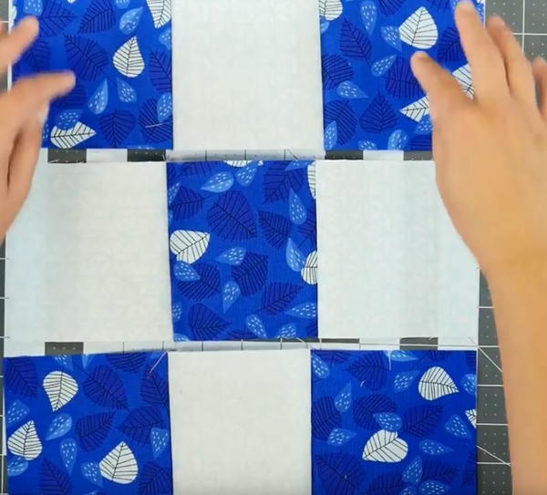 Nine Patch Quilt Block Pattern | FaveQuilts.com