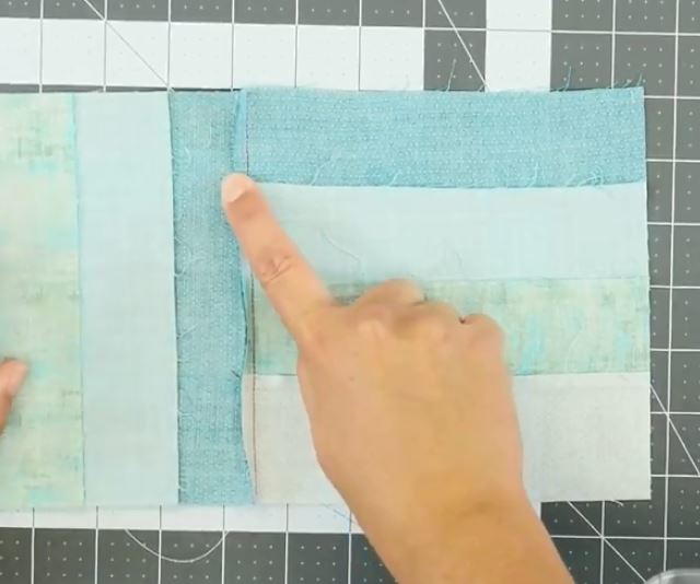 Rail Fence Quilt Block Pattern | FaveQuilts.com