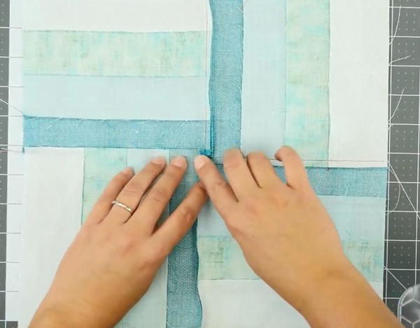 Rail Fence Quilt Block Pattern | FaveQuilts.com