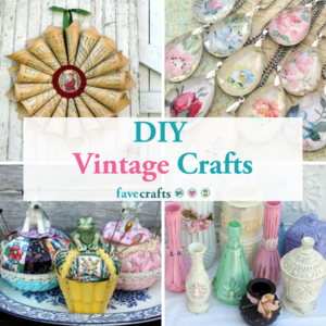 26 DIY Vintage Crafts for Your Retro Life | FaveCrafts.com