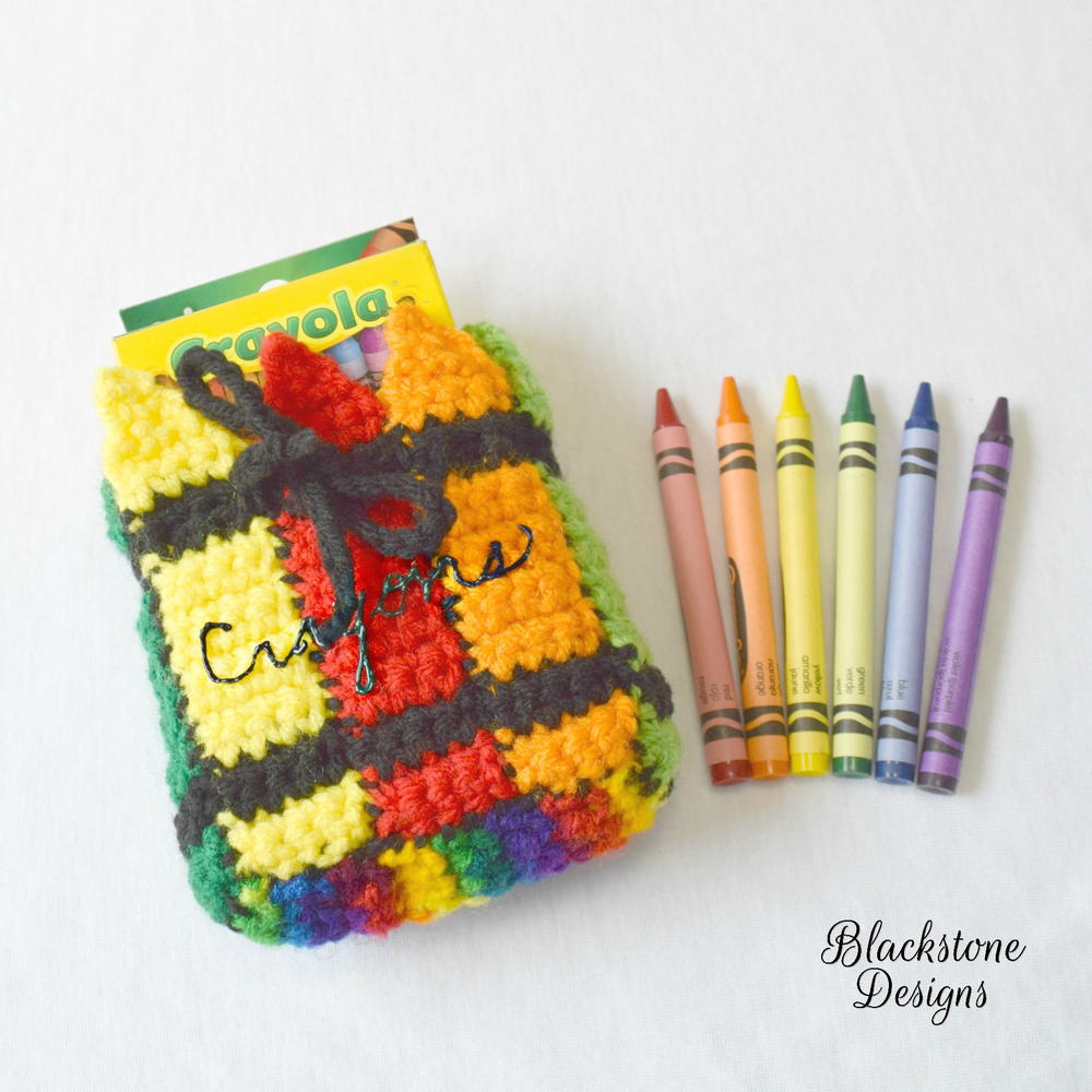 Crayon Pouch | AllFreeCrochet.com