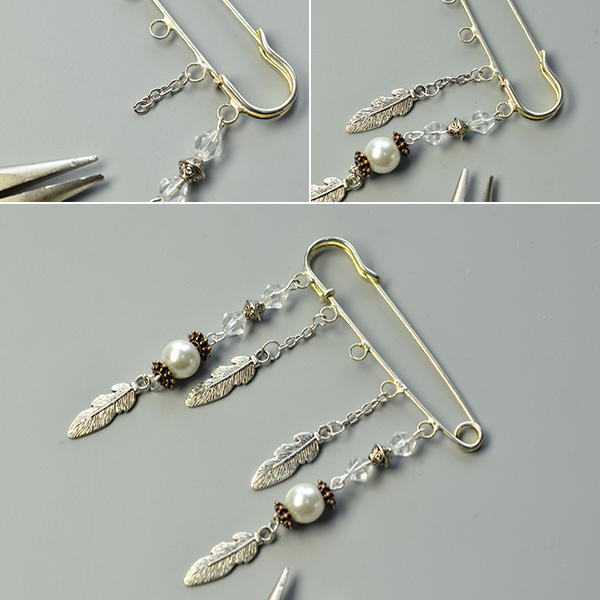 Pearl Brooch Pin | AllFreeJewelryMaking.com