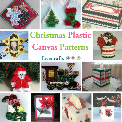 12 Free Plastic Canvas Christmas Ornament Patterns | FaveCrafts.com