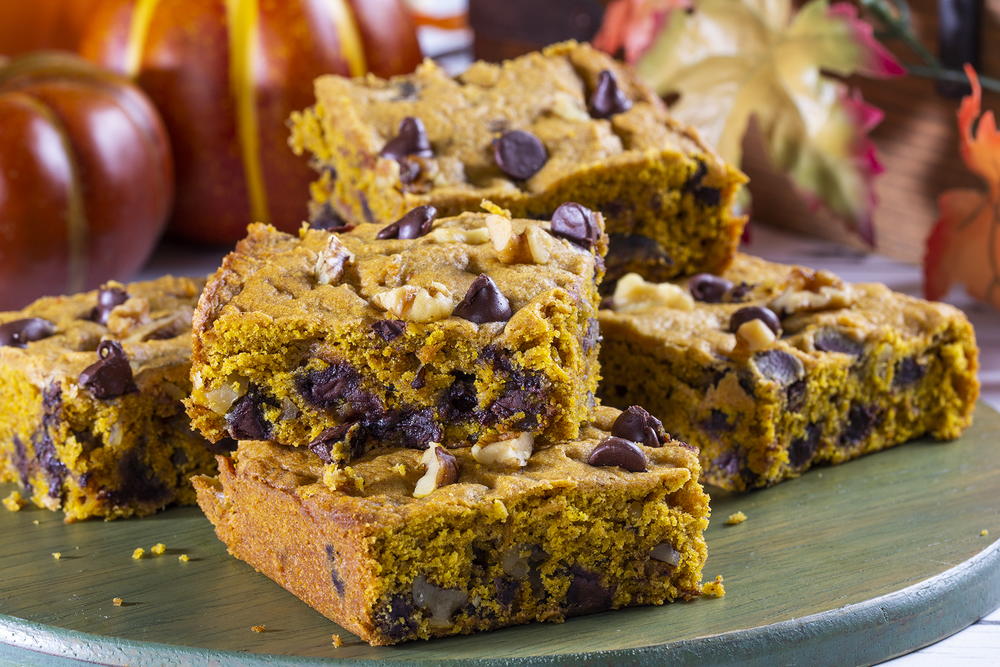 Pumpkin Patch Squares | MrFood.com