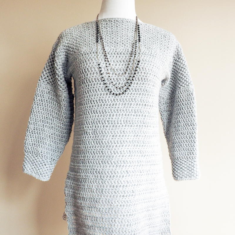 Mesh Stitch Sweater Crochet Pattern | AllFreeCrochet.com