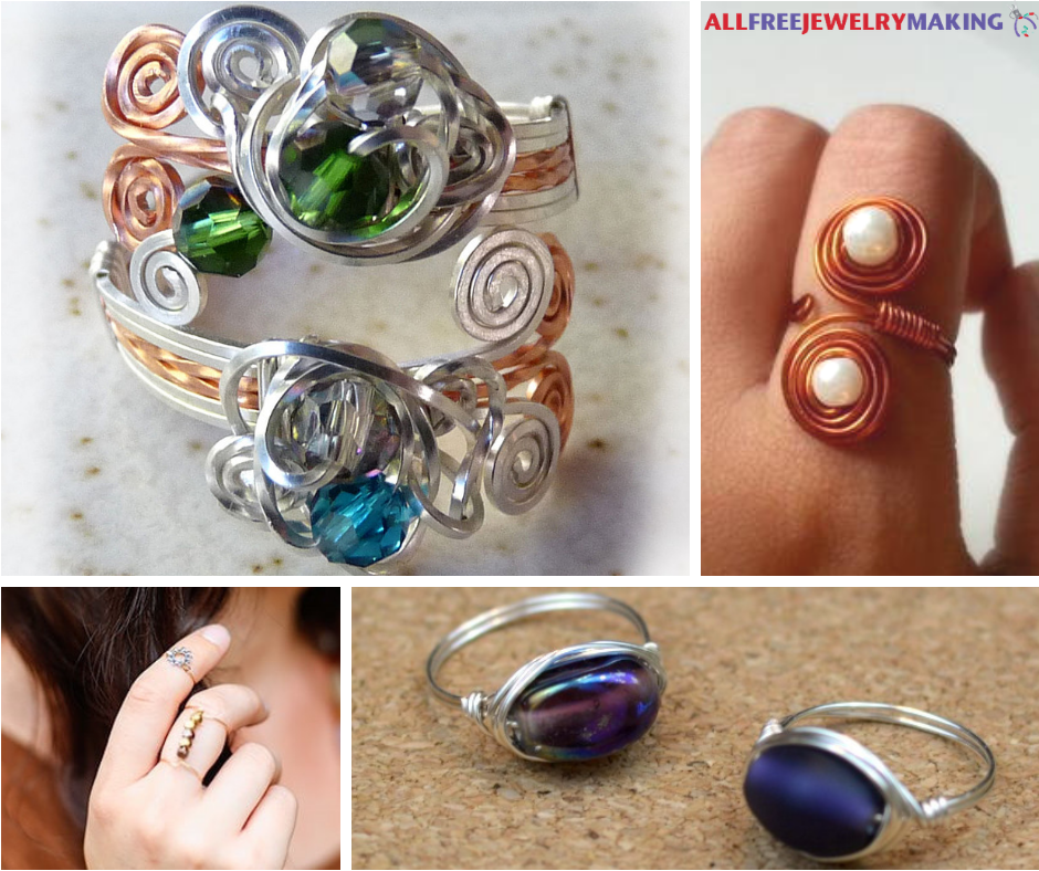 Herringbone Wire Ring | AllFreeJewelryMaking.com