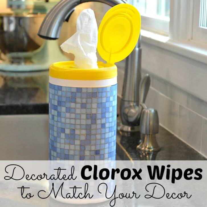 DIY Decorated Clorox Wipes Container | FaveCrafts.com